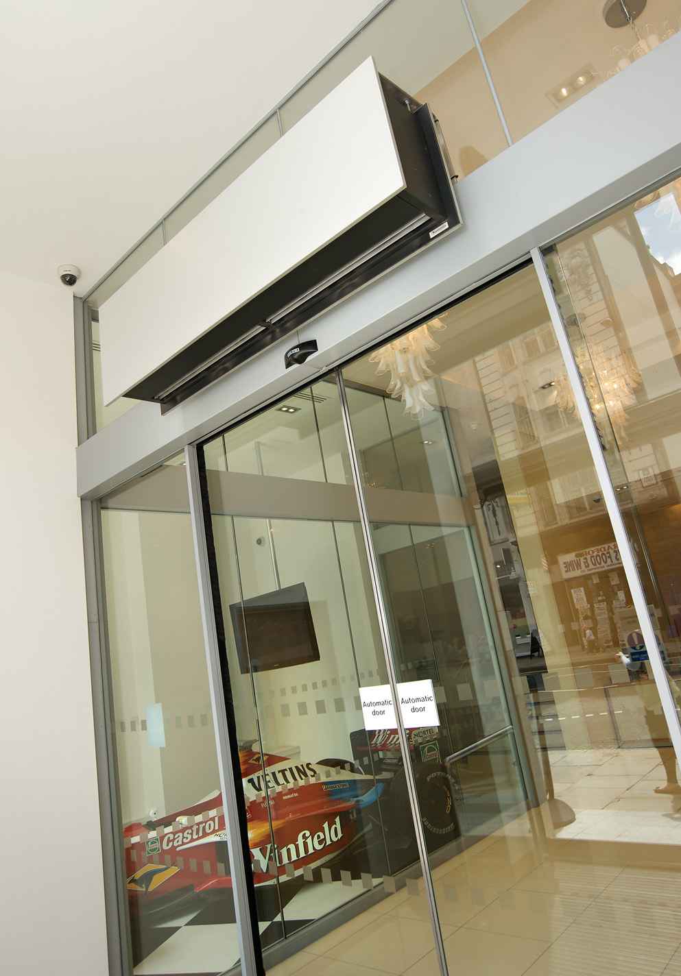 Air curtain Zen | Decorative, minimalist and elegant air curtain